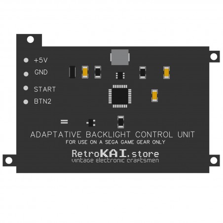 Adaptative Backlight for Game Gear